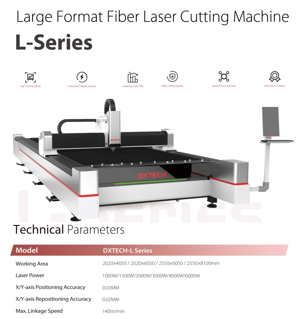 L Series Fiber Laser Cutting Table - DXTECH South Africa